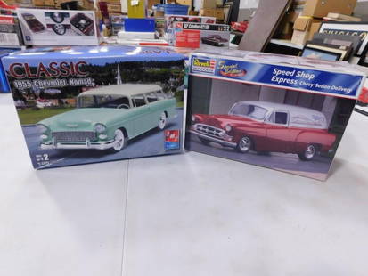 Monogram Racing 1955 Chevy Hardtop Slot Car Kit.