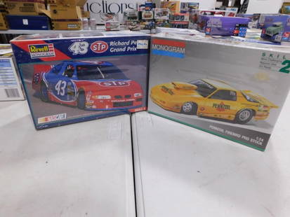 2 Model Car Kits Incl Hasegawa 1999 Ford Focus Wrc And Revell Pennzoil ...