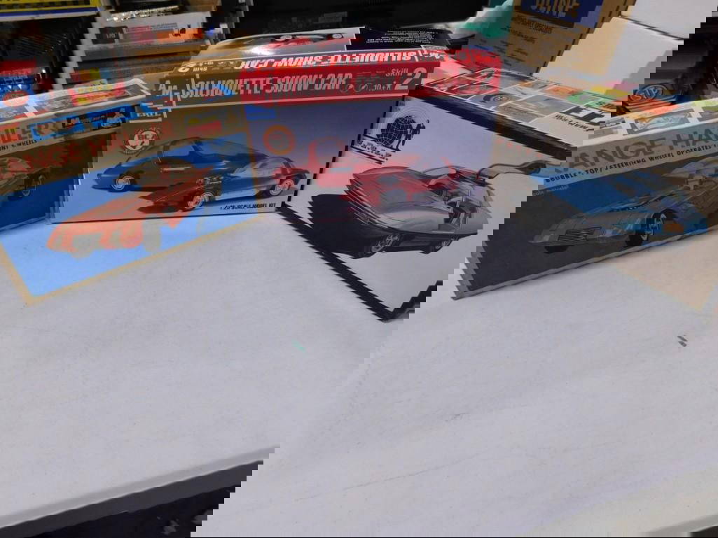 3 Model Car Kits Incl Amt The Man From U.n.cll.e., Monogram Orange ...