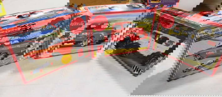 3 Coca Cola Model Car Kits Incl Mpc '32 Ford Sedan Delivery, Amt '40 ...