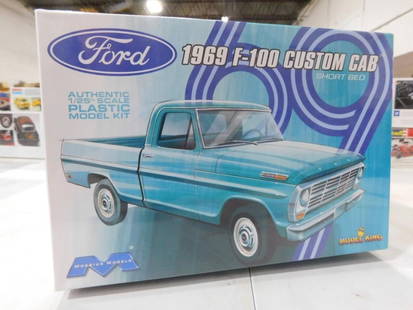 Sealed Moebius Models Ford 1969 F 100 Custom Cab Short Bed Pickup Truck ...