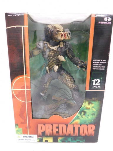 12" Predator Action Figure With Rotating Shoulder Cannon And Control ...