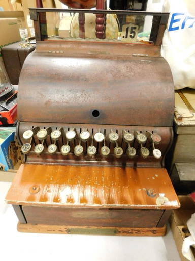 Antique Manual Cash Register