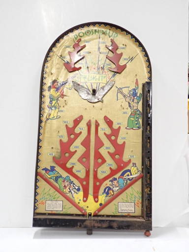 Vintage Marble / Pinball Game Northwestern Products Pooshmud