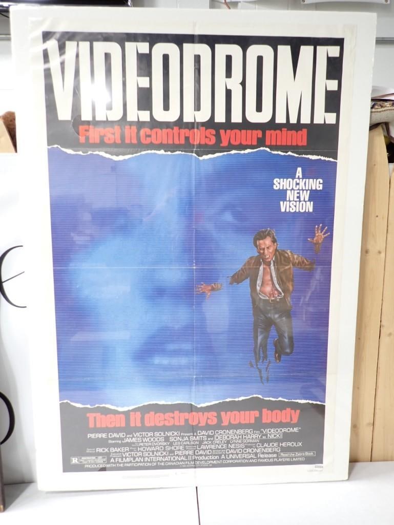 Large Vintage "videodrome" Movie Poster Auction