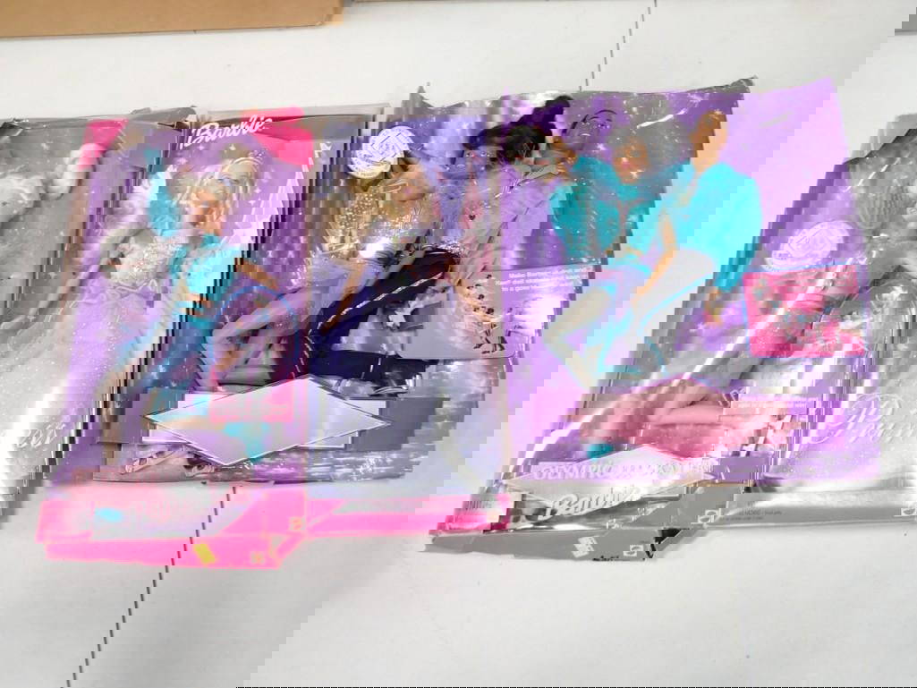 3 Barbies Incl Olympic Usa Skater Barbie, Princess Barbie, 1997 Barbie ...