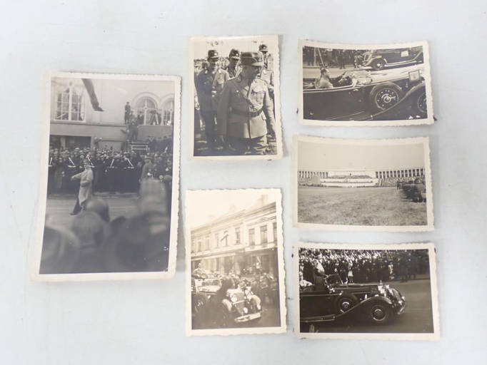 6 Original Photo's Of German Nazi Party Leaders Original Photos, Not Prints