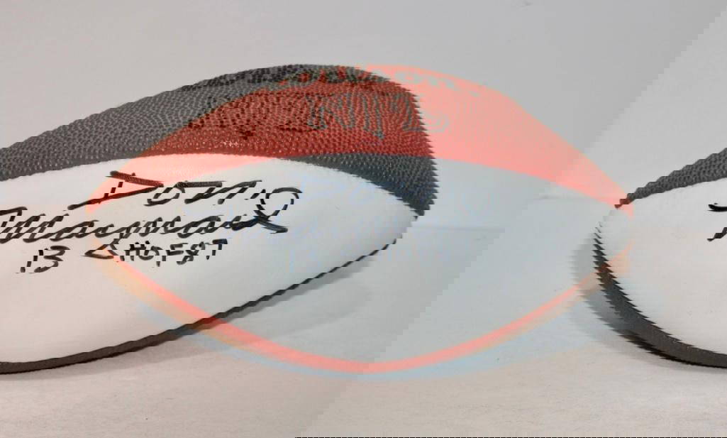 Don Maynard "hof 87" Signed Mini Football Auction