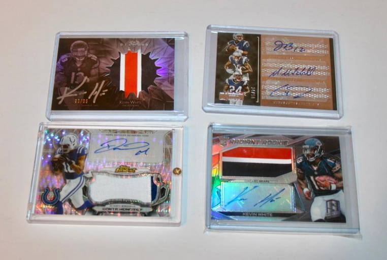 Nfl Autograph And Patch Cards 4 Total Cards