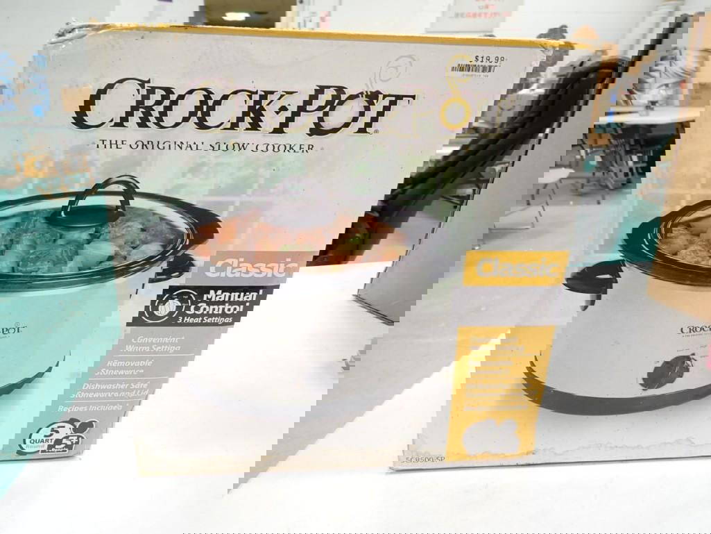 Crock Pot And Deep Fryer With Boxes Auction