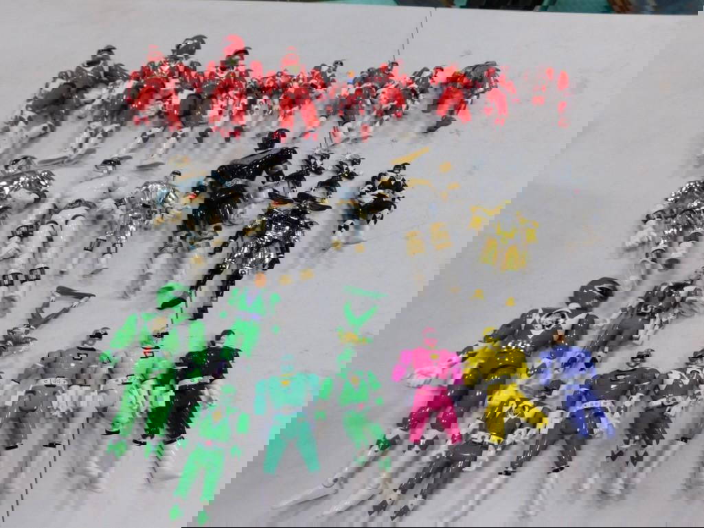 Vtg 1990s Mighty Morphin Power Rangers Figures Lot Auction