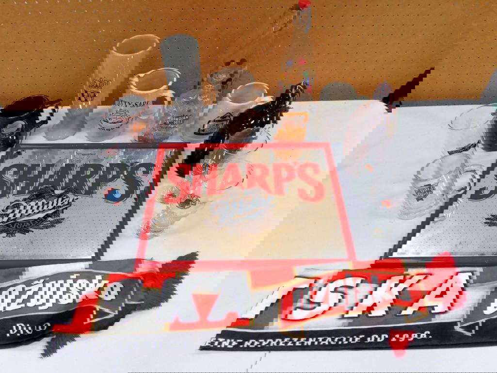 Lot Of Liquor Items 10+ Incl 2 Hb Clay German Beer Glasses, Anheuser ...