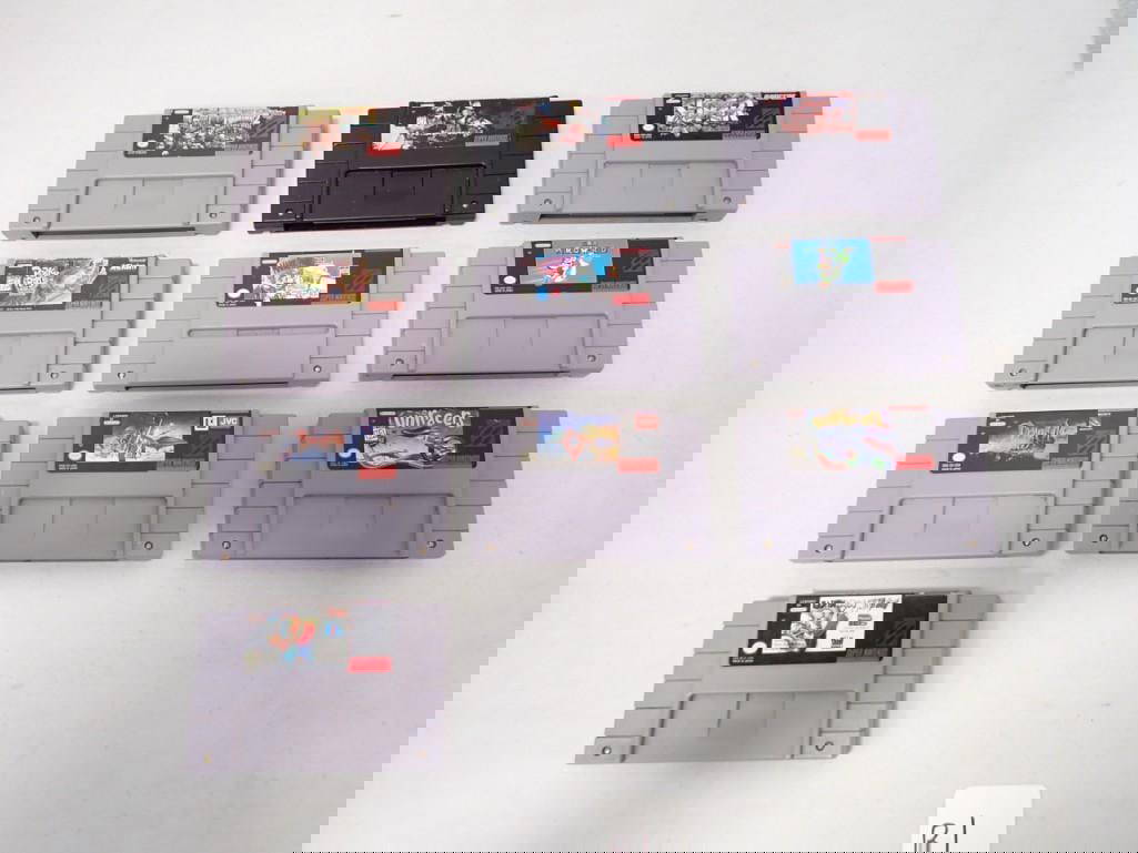 Super Nintendo Game Lot Including Uniracel's, Super Mario World ...