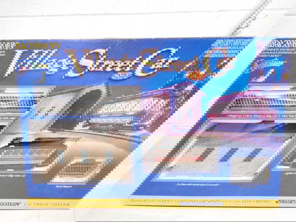 Bachmann Spectrum Christmas Village Street Car Set #bac25017 In Original Box - Appears To Be ...