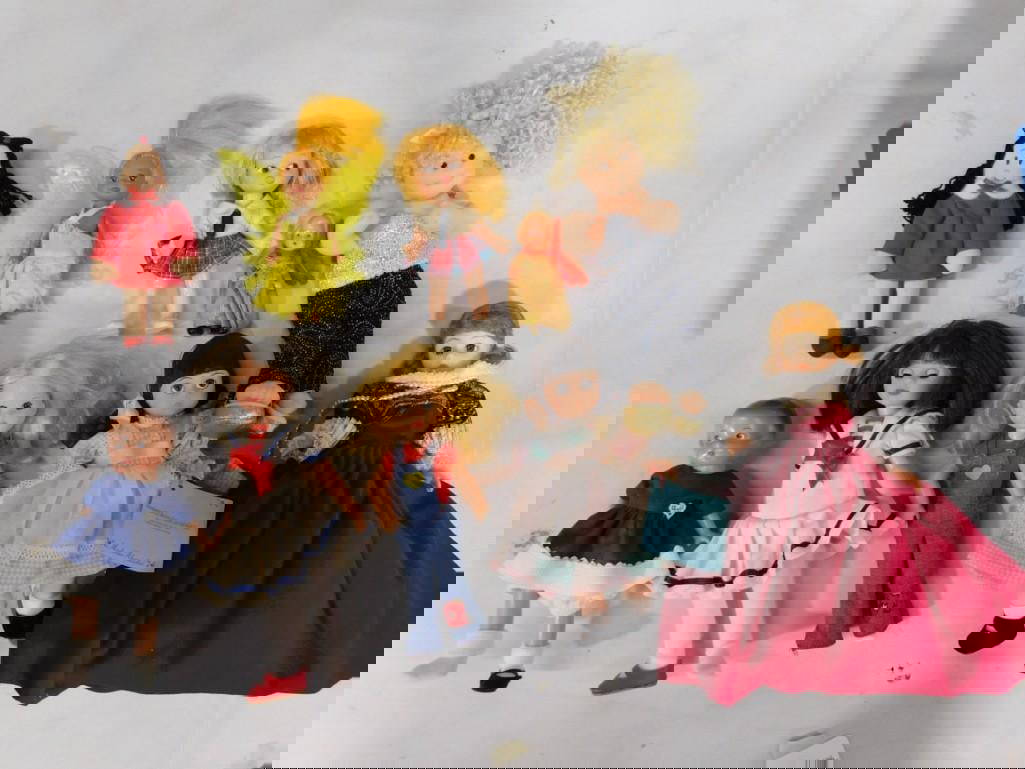 Dolls Lot Incl 8" Madame Alexander, Ginny, Repro Mini Patsy, Little ...