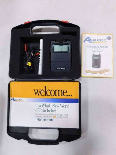 Twin Stim Analgesic Muscle Stimulator For Pain Relief With Manual And Case
