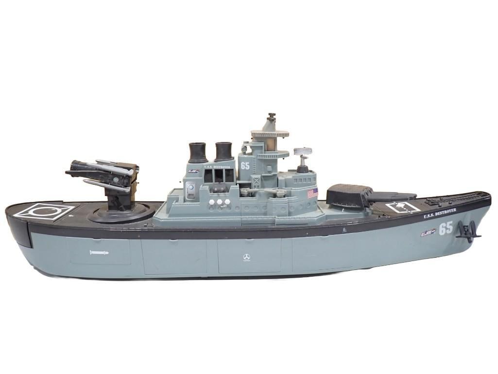 Gi Joe Uss Destroyer 65 Navy Boat Ship Funrise #05276 Auction