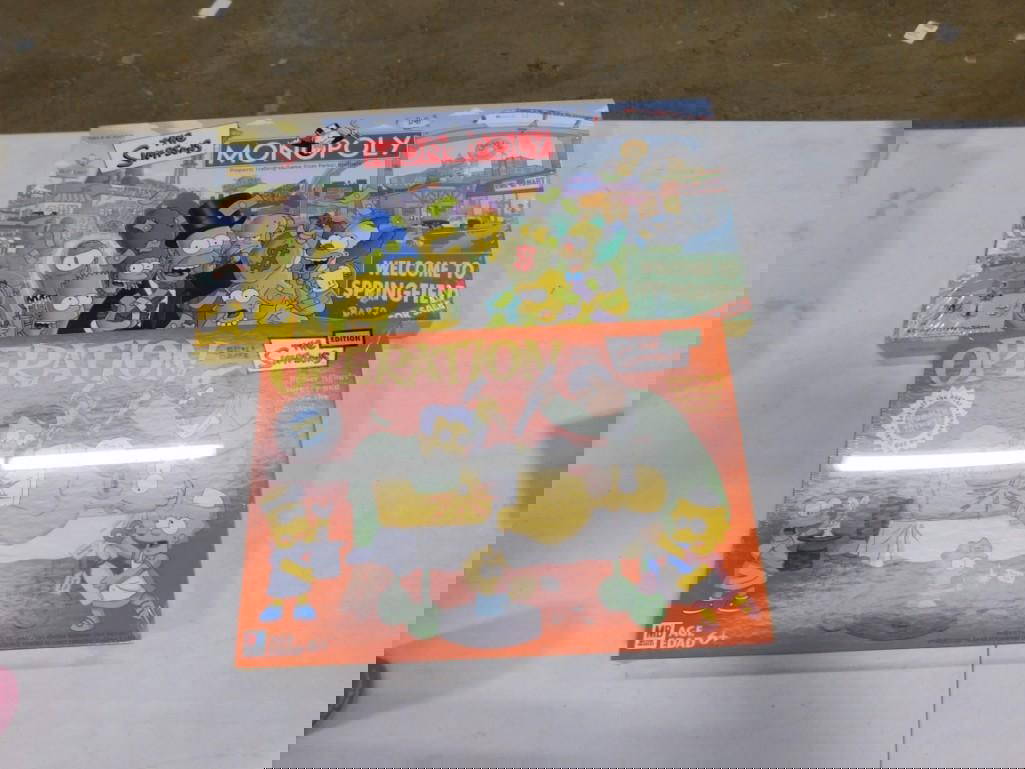 New And Sealed The Simpsons Operation Game And Monopoly Board Games Auction