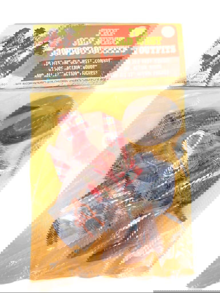 Vintage Graco Toys Old West Cowboy Outfits Doll Size New Old Stock #800 ...