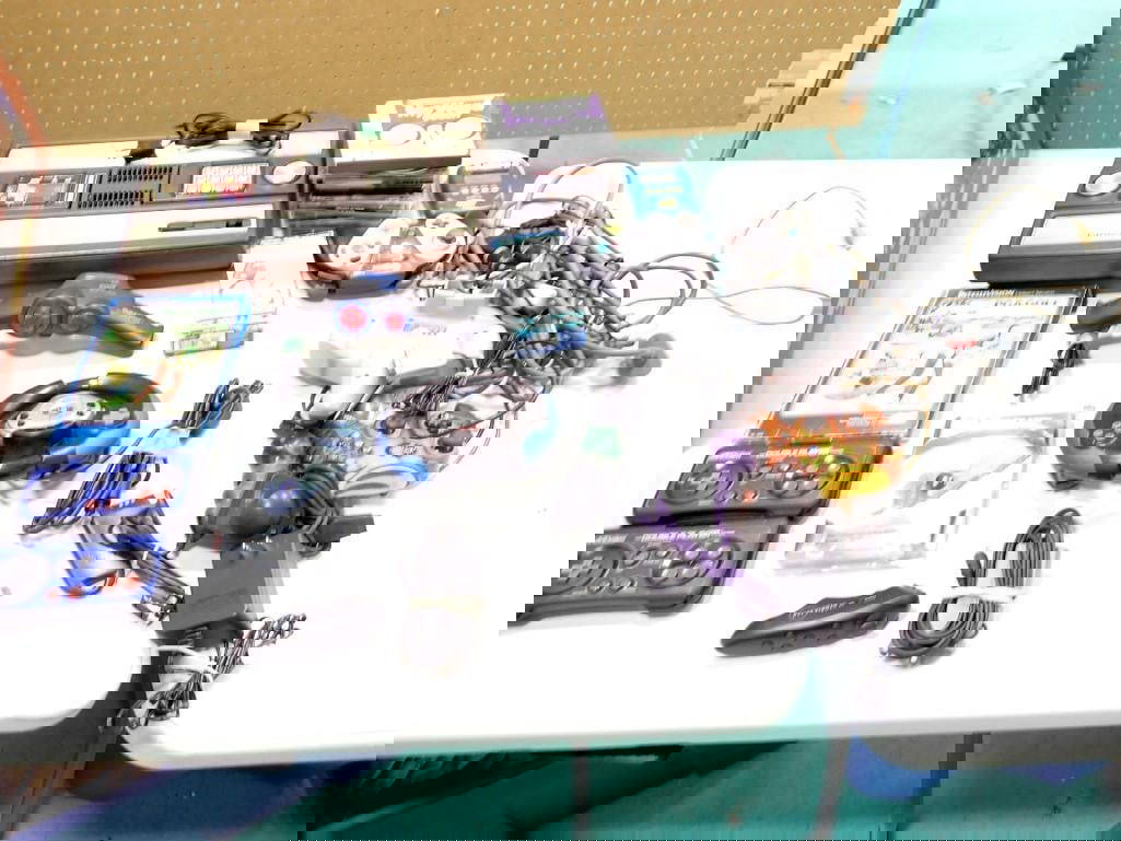 Video Game Lot Including Vintage Intellevision, Controllers, Games, Etc ...