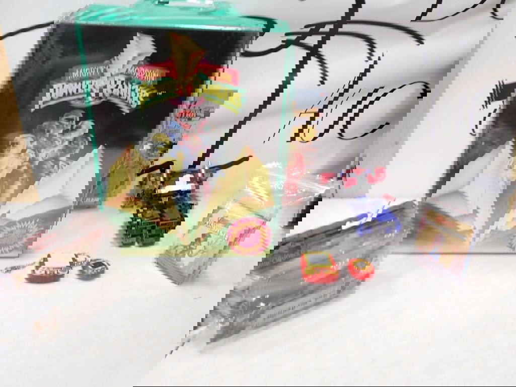 Toy Lot Including Large Power Rangers Box, Optimus Prime Transformer ...