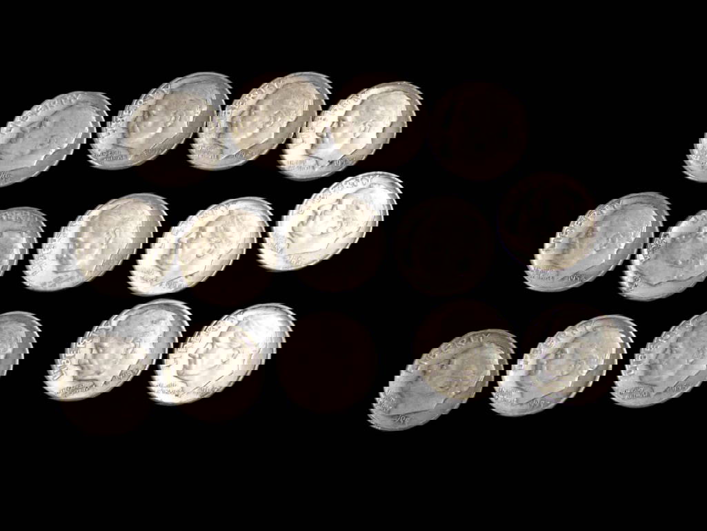 Us Silver Content Dime Collection; Two 1953, Four 1954, Two 1957, 1958, One 1963 And Four 1964 ...