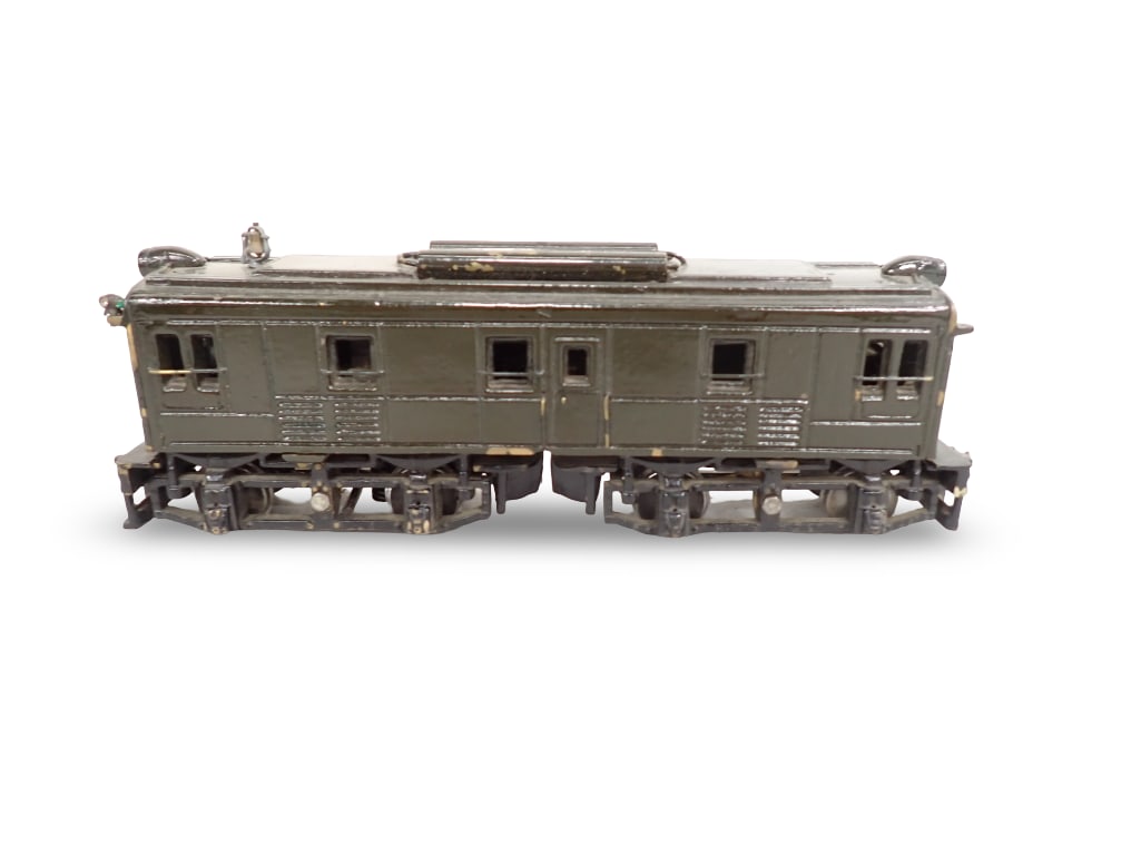 Cast Iron Steeple Cab Electric Model Train Engine With Model Chain ...