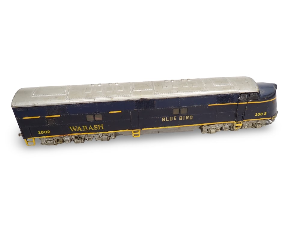 Wabash E8 No 1002 Bluebird Diesel Engine Brass Custom Painted Auction