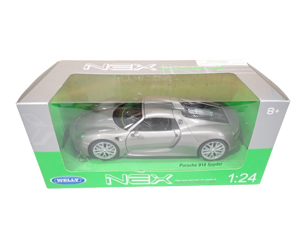 Welly Nex Porsche 918 Spyder 1:24 Scale Model Car New In Box - Jun 23 ...