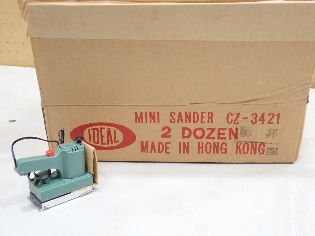Vtg 1969 Case Of 24 Ideal Toys Mini Power Mite Sanders Tools New Old ...