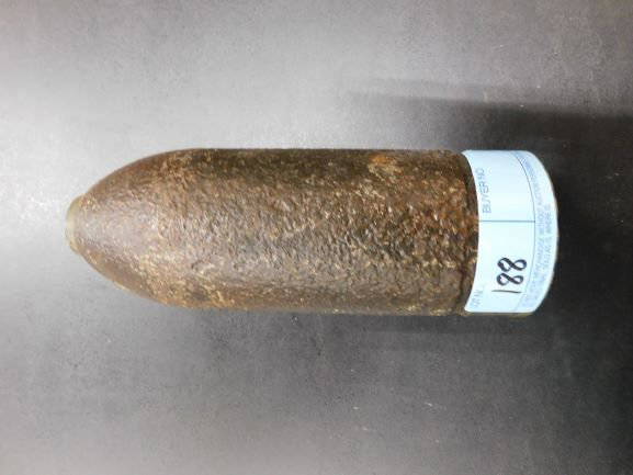 Civil War Artillery Shell (confederate Read?)