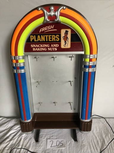 Planters Peanut light up jukebox store display (#0205) on Oct 28, 2022 ...