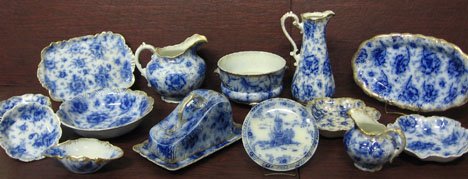 247: Eighteen piece Warwick" and "Wild Rose" pattern fl - Sep 06, 2006 ...