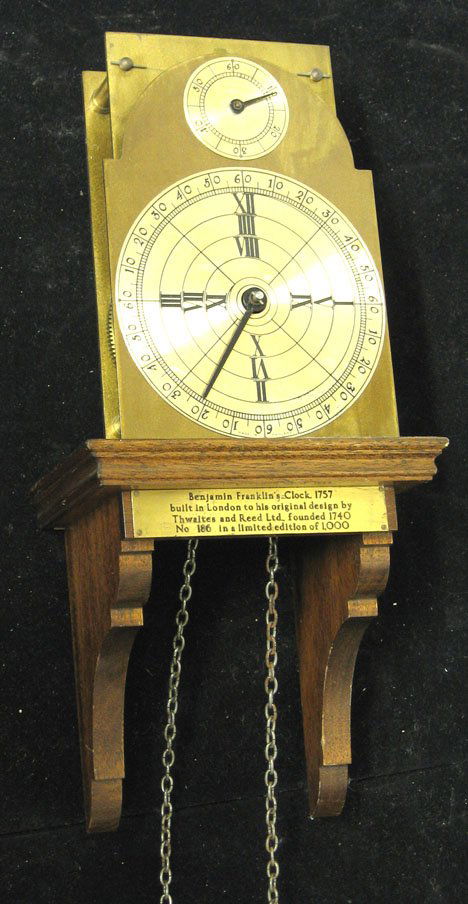 2419: Reproduction Benjamin Franklin Clock, , Manufactu - Nov 01, 2006 ...