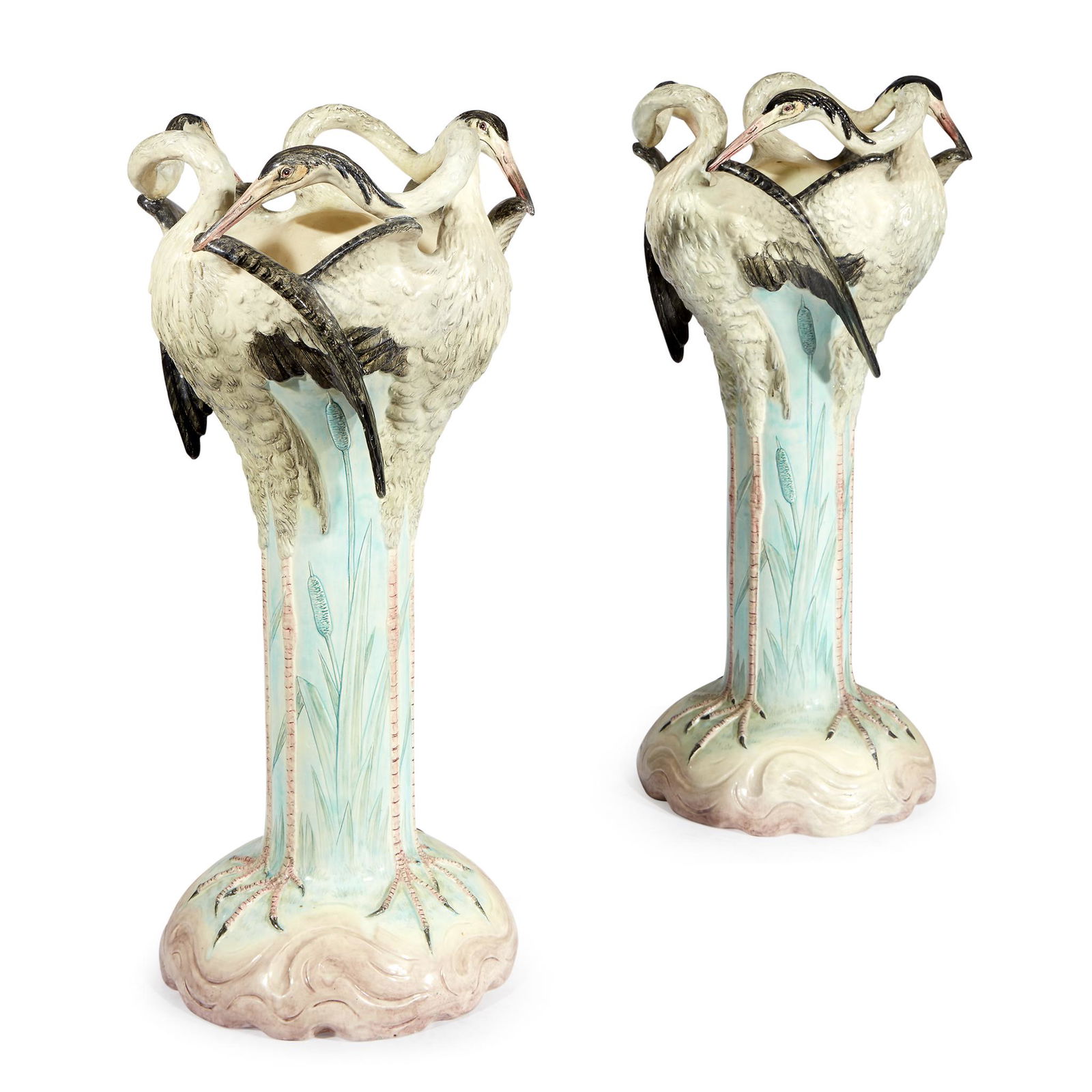 Delphin Massier (French, 1836-1907), A Pair of Majolica - Jan 28, 2020 ...