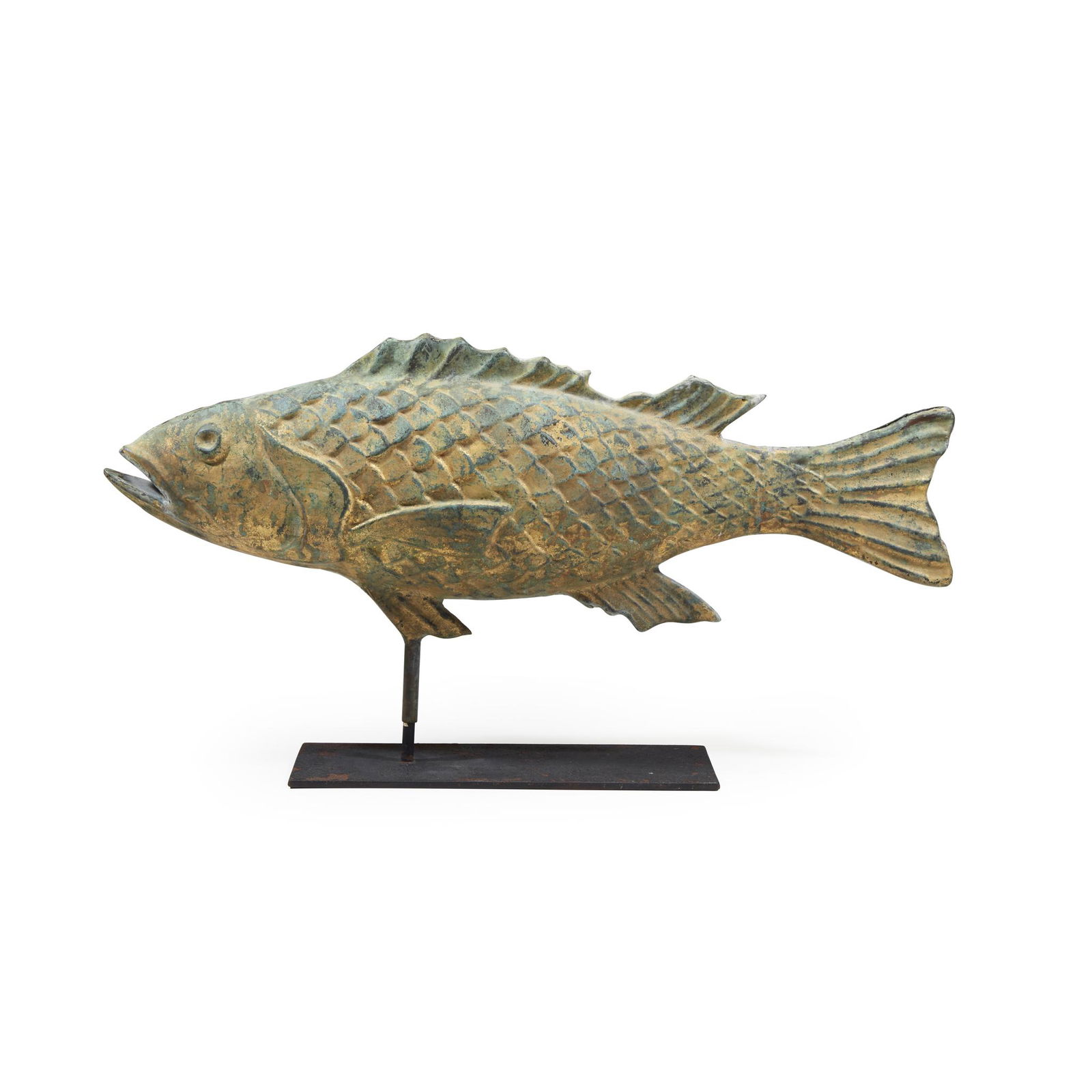 For Auction: Full-bodied copper fish weathervane, (#0150) on Apr 28 ...