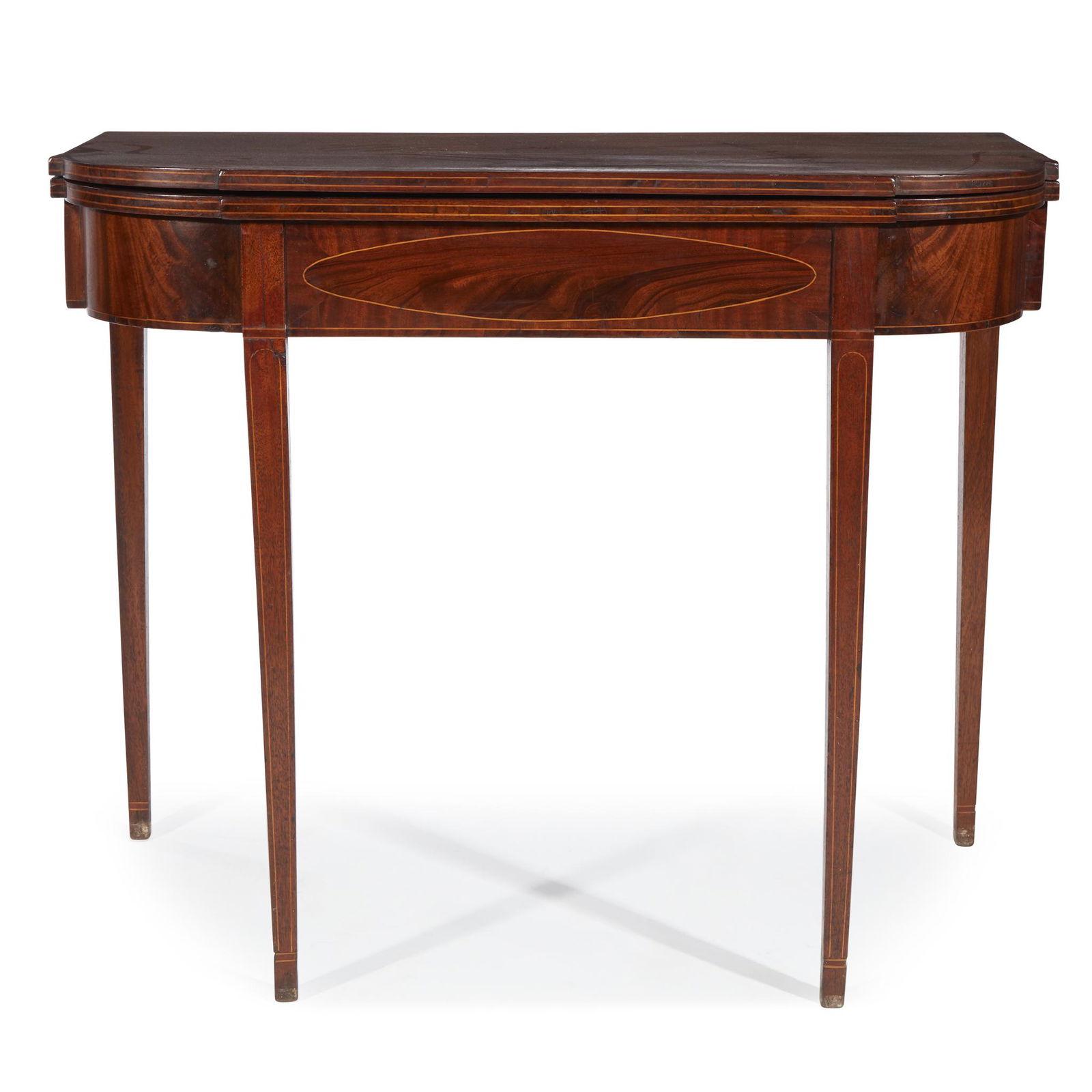 For Auction: Federal inlaid mahogany card table, circa 1800 (#0062) on ...