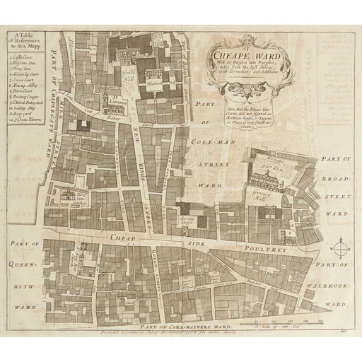 [maps & Atlases] [london] Stow, John, Group Of 5 Maps