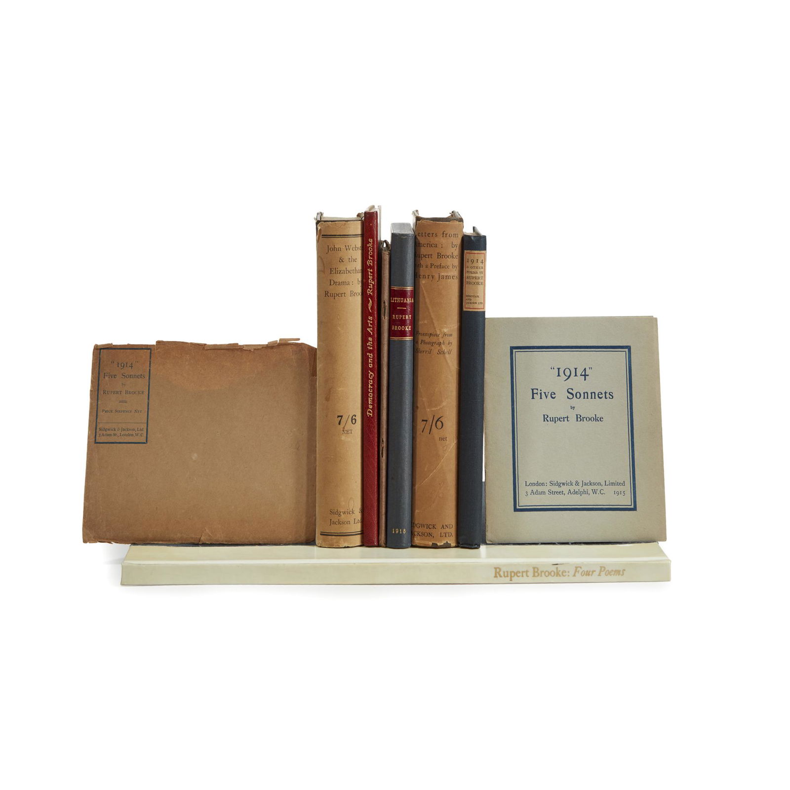 [Poetry] Brooke, Rupert, Group of 7 titles by Rupert - May 28, 2020 ...