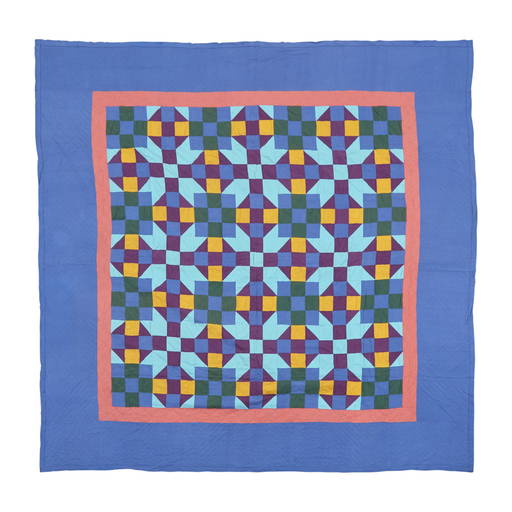 Amish "nine Patch" Variation Pattern Quilt, Indiana,