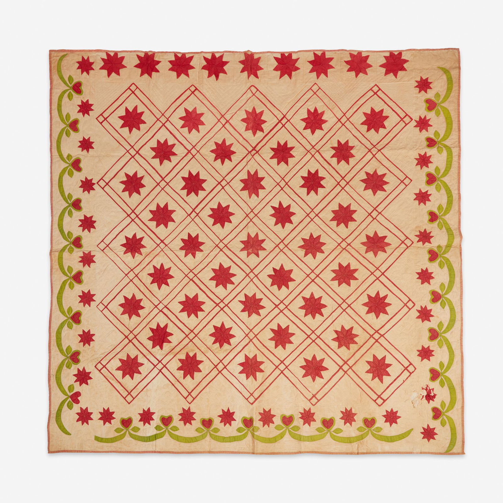 "Eight-pointed star" pattern pieced quilt, late 19th - Sep 15, 2020 ...