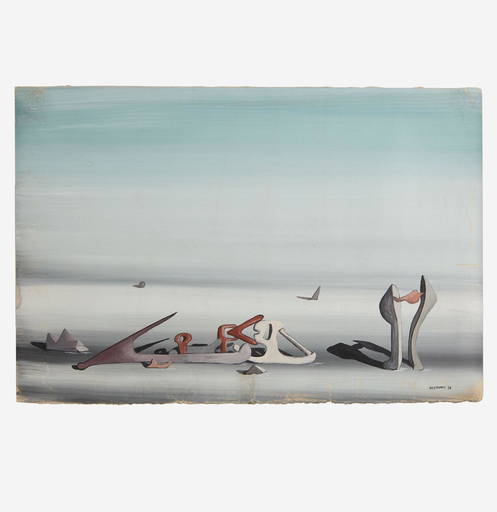 Yves Tanguy (american/french, 1900 1955) Composition Surréaliste