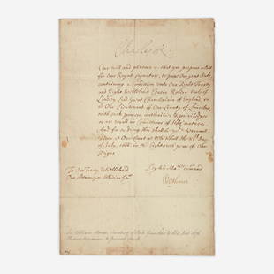 Toussaint Louverture Signed Manuscript Letter