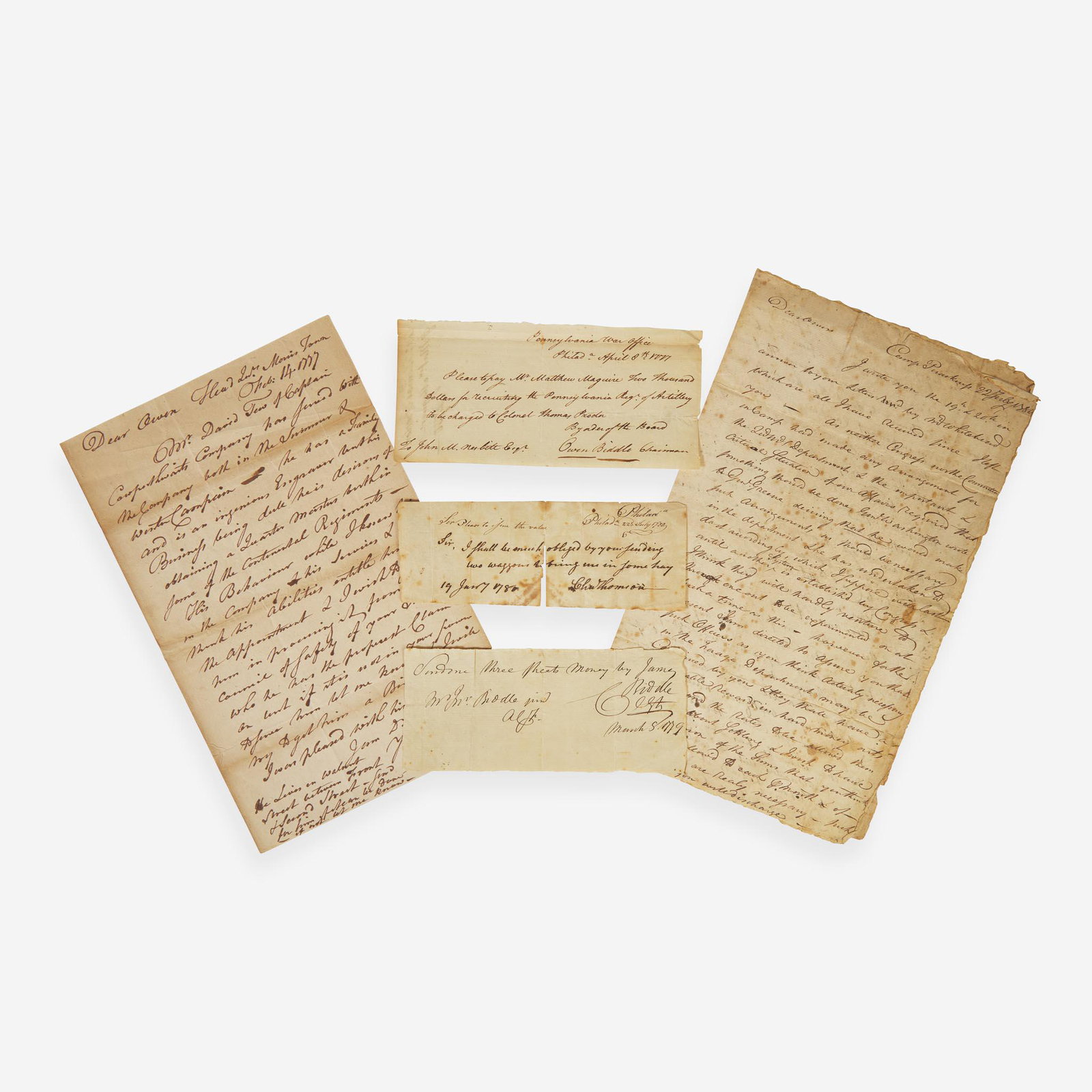 [americana] Biddle, Clement, And Owen Biddle, And Charles Thomson Group ...