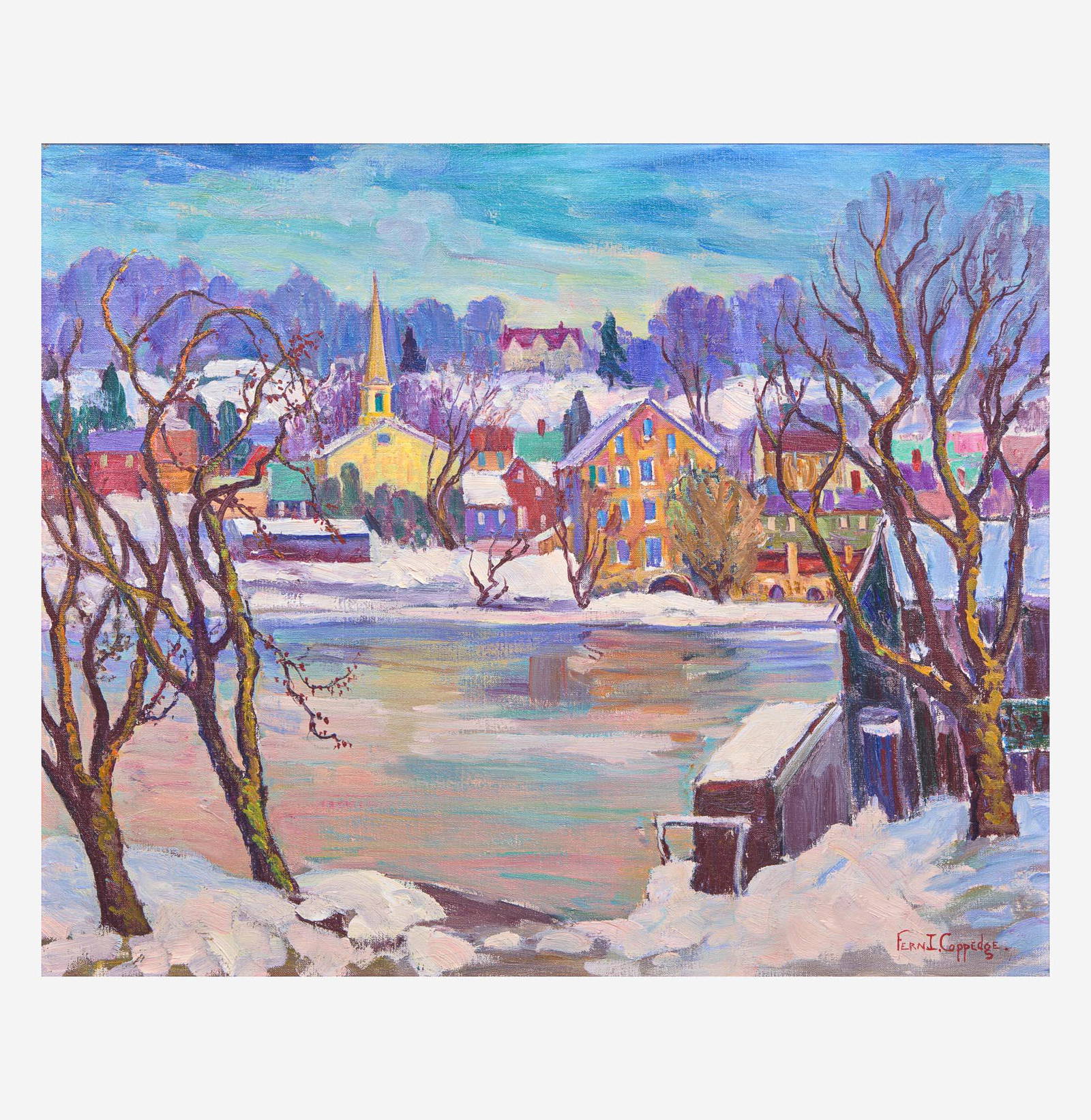 Fern Isabel Coppedge (american, 1883–1951) Winter From Skillman's Auction