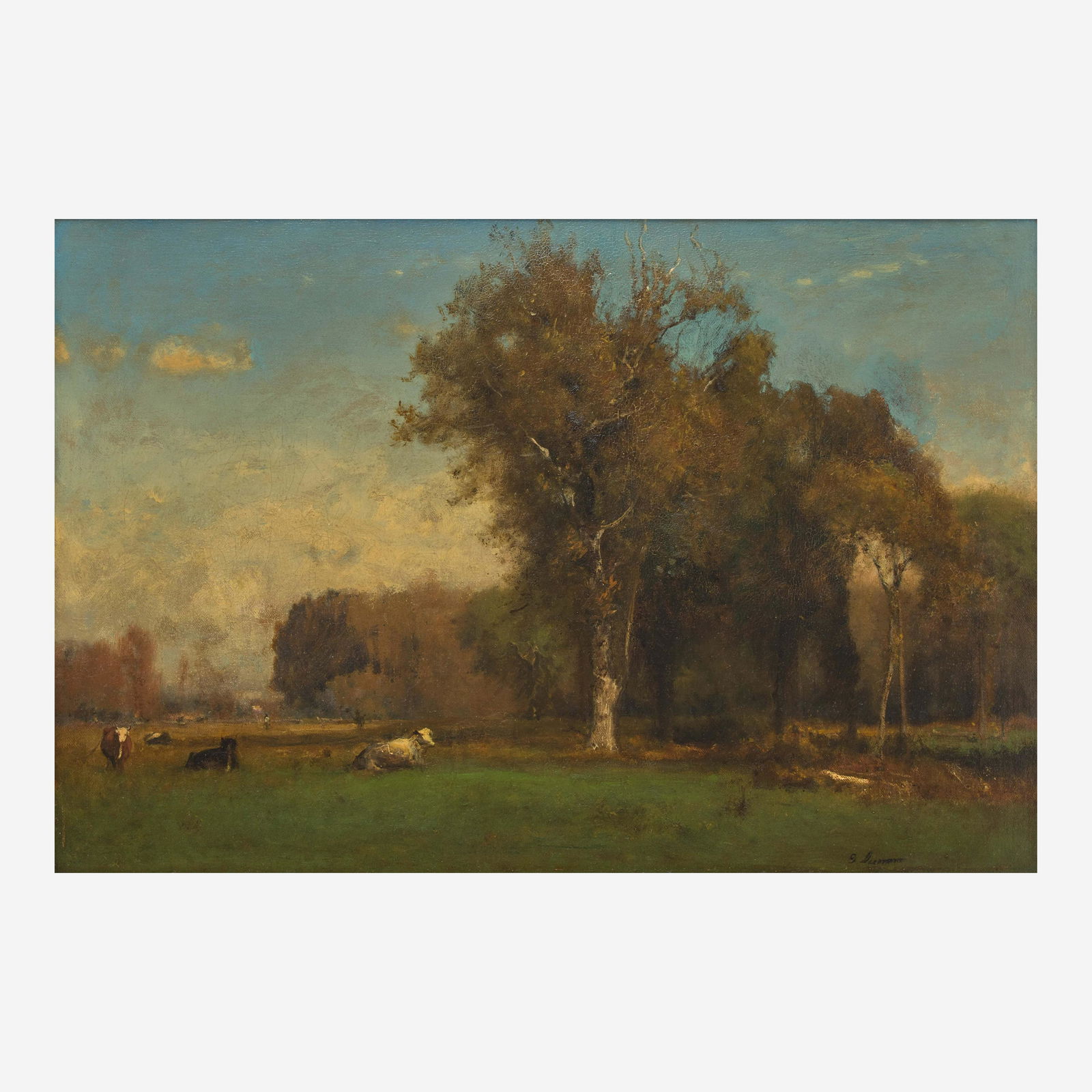 George Inness (american, 1825–1894) Late Summer, Hastings Auction
