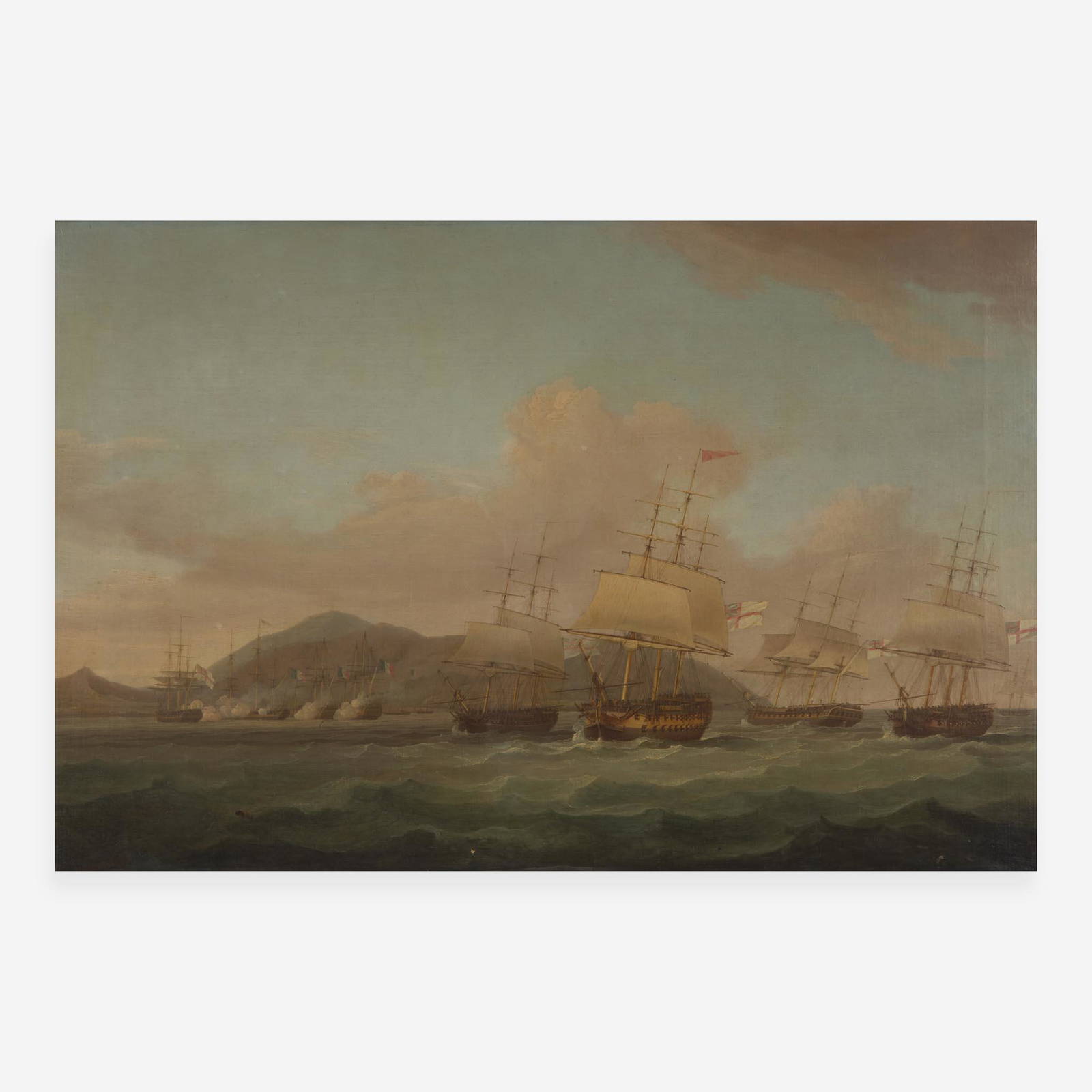 Thomas Whitcombe (british, 1763–1824) Capture Of St. Paul, Isle Of ...