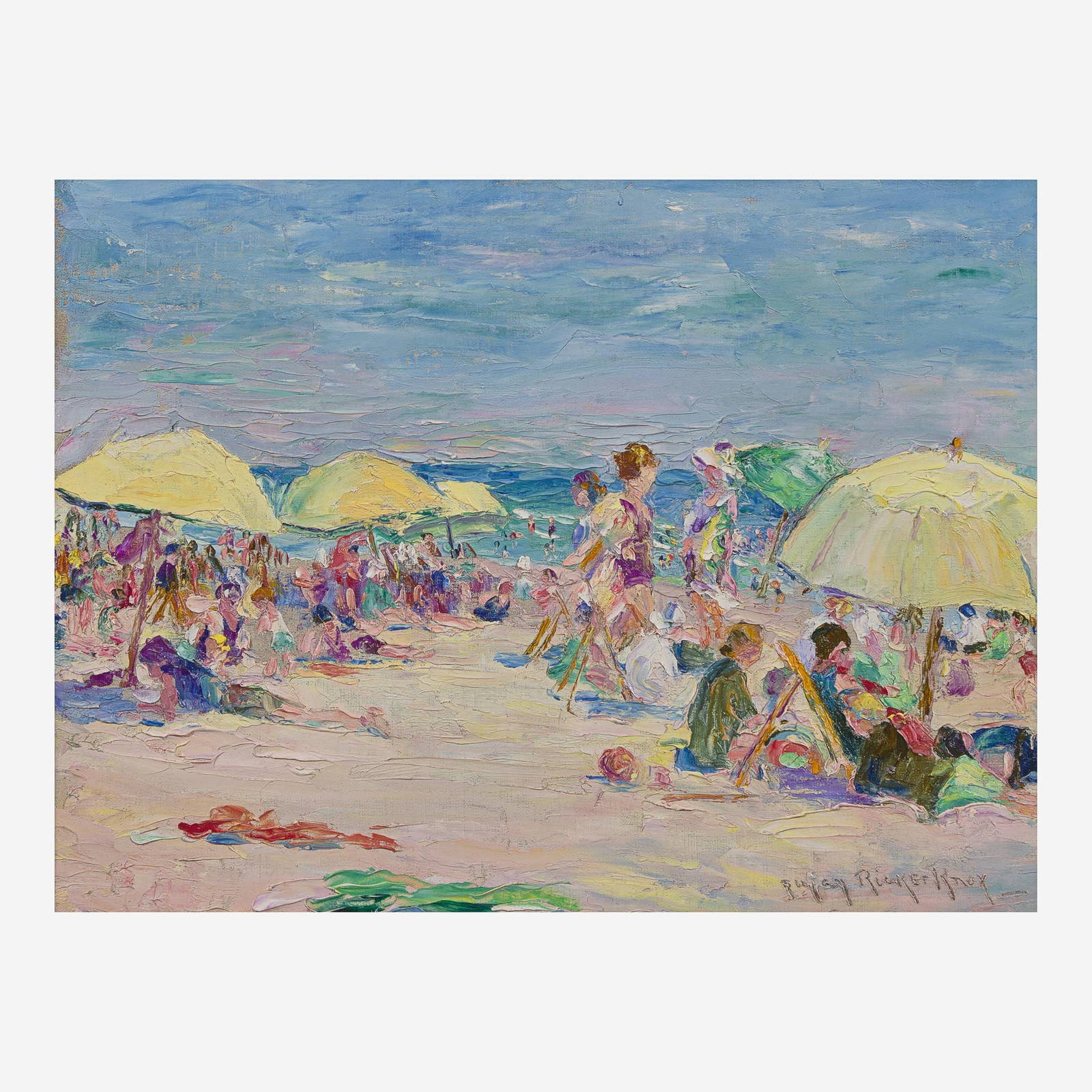 Susan Ricker Knox (american, 1875-1959) Ogunquit Beach Auction