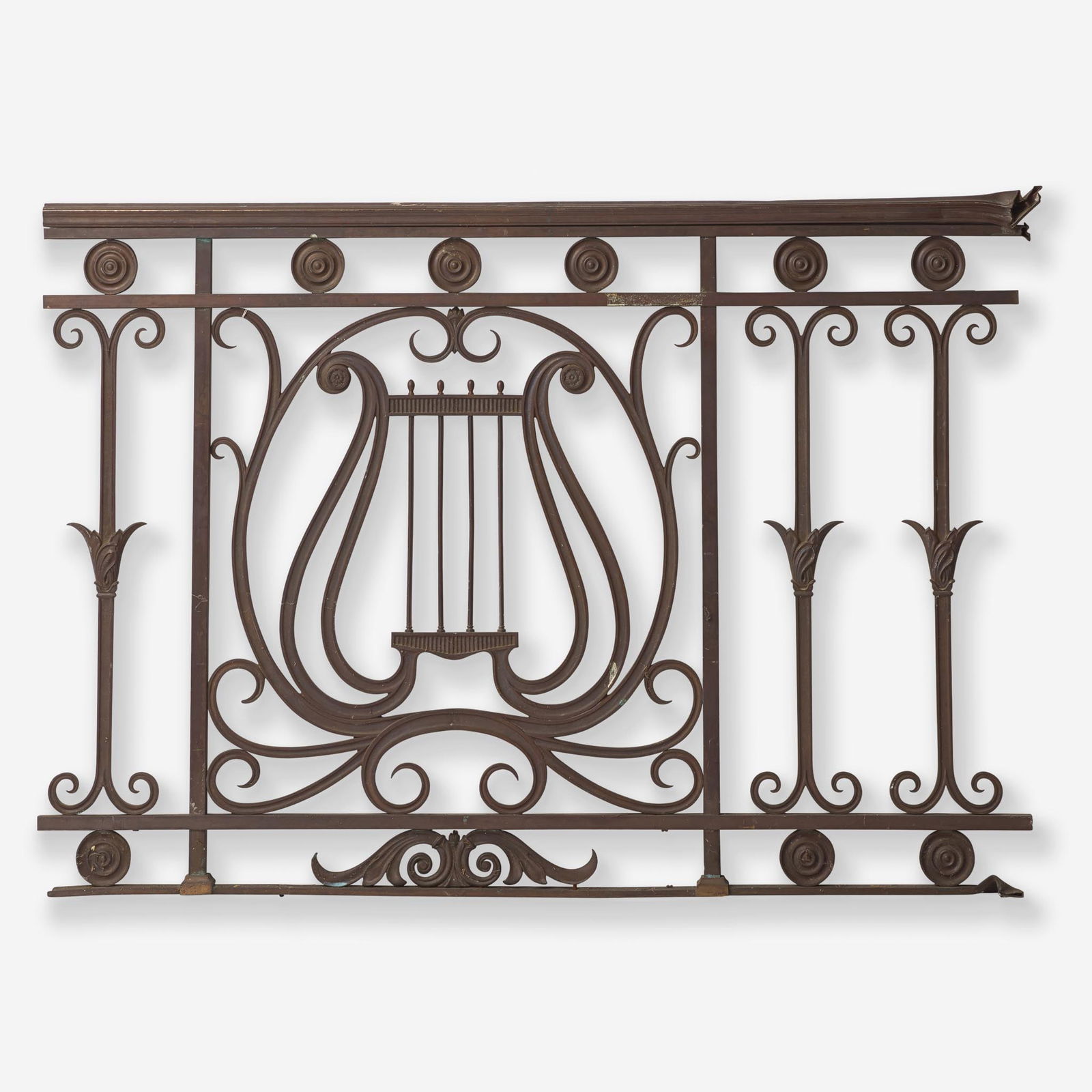 A Neoclassical Bronze Balustrade Late 19th / Early 20th Century Auction