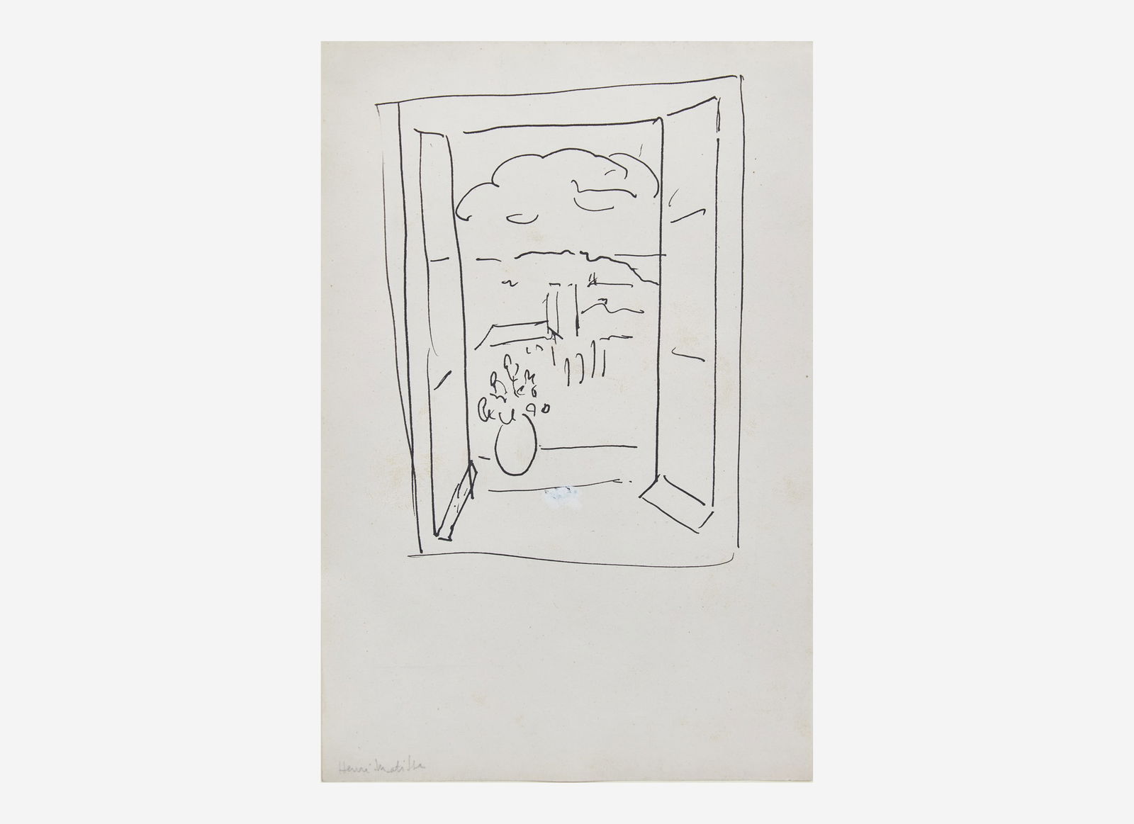 Henri Matisse (french, 1869-1954), Vue De La Fenêtre, Tanger I Auction